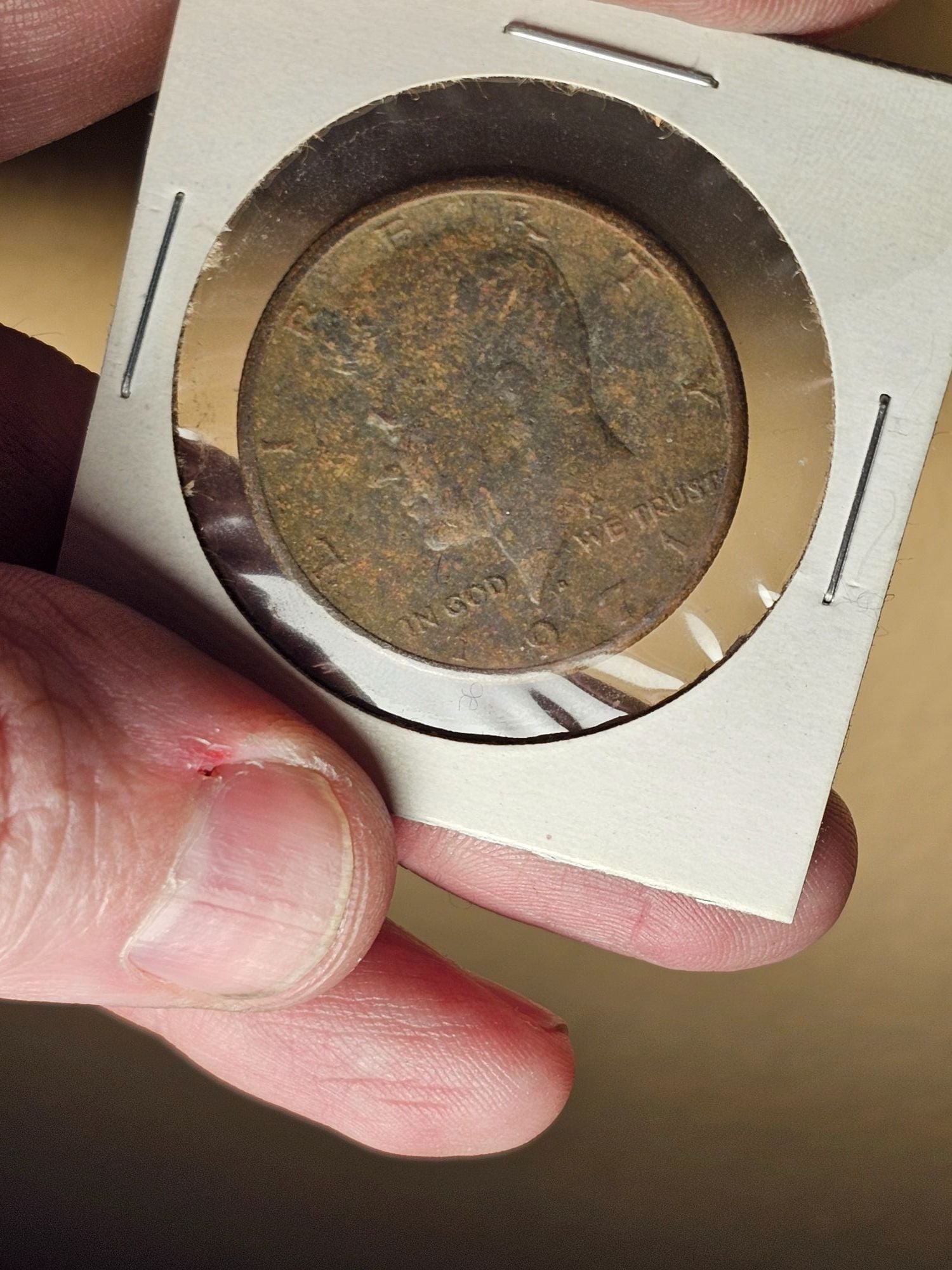 1971 D Half dollar on struck on solid copper planchet - Newbie Coin ...