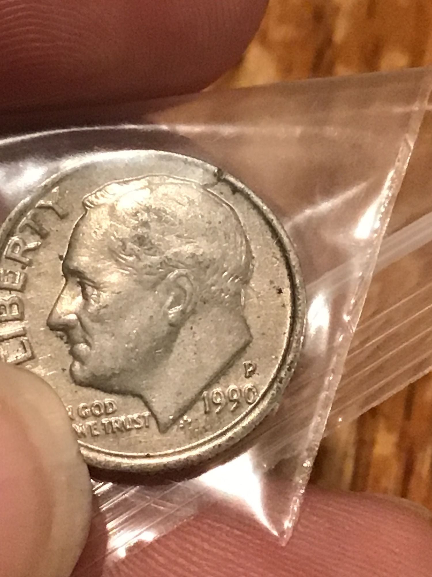 1990 p dime with unusual looking date - Newbie Coin Collecting ...