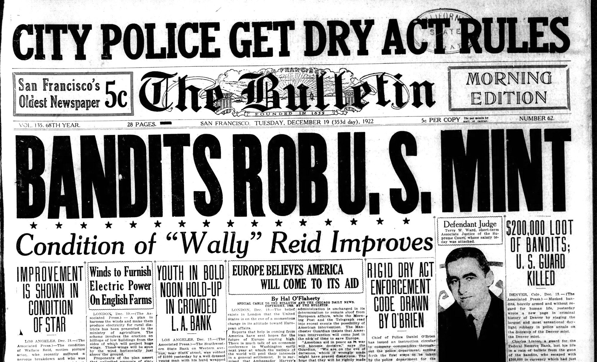 Robbery in front of Denver Mint 1922 - US, World, and Ancient Coins ...