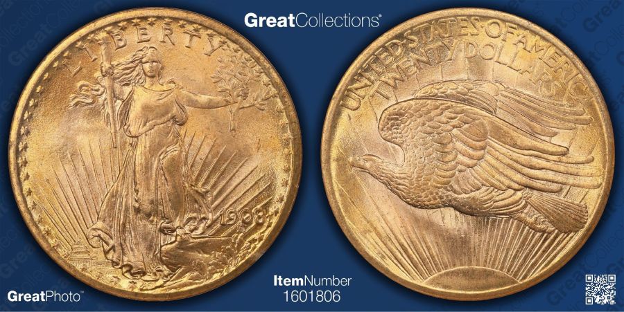 GTG: 1908 No Motto Saint - US, World, and Ancient Coins - NGC Coin ...