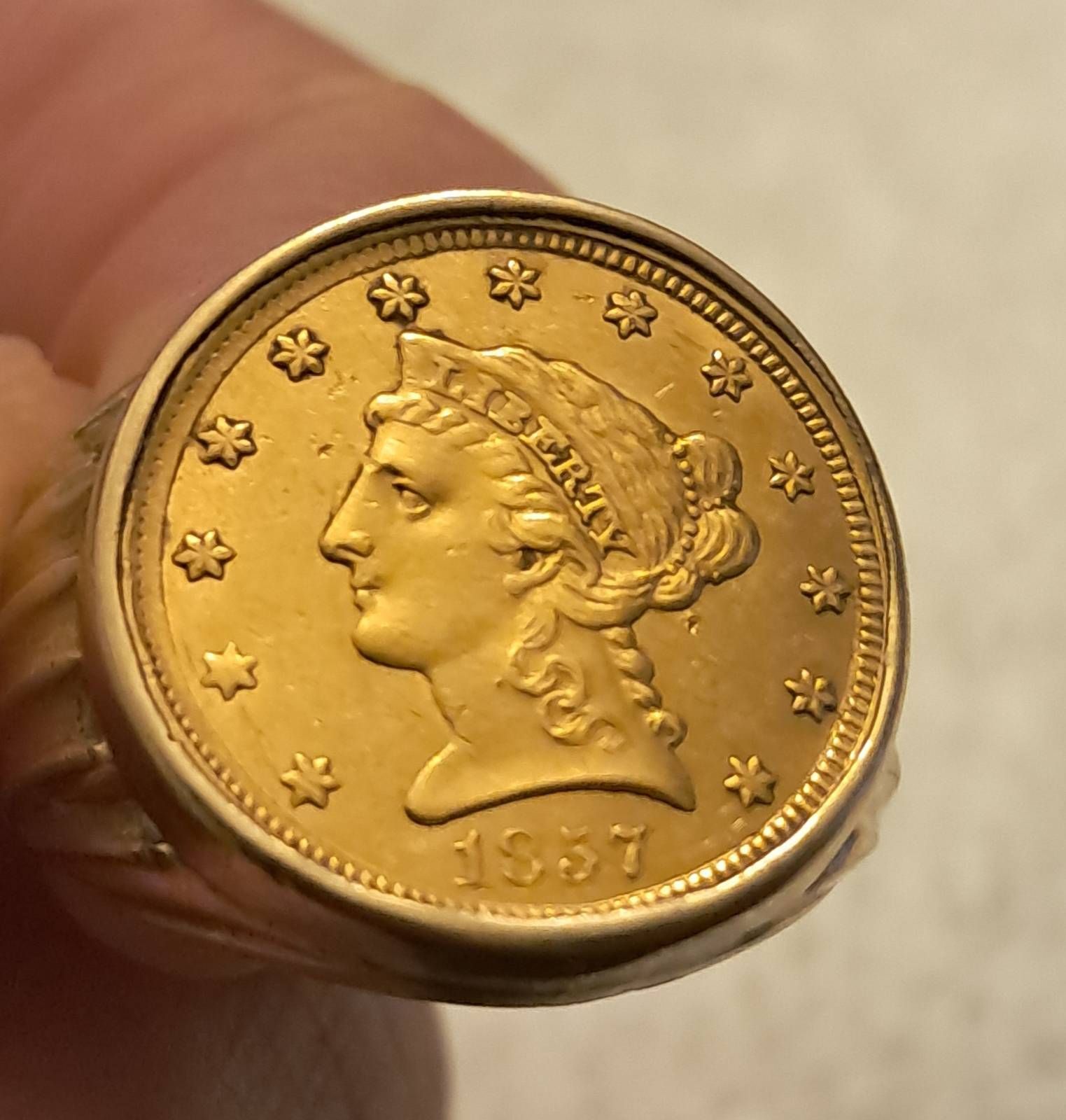 "L" stamped on 1849 $10 Liberty Head - US, World, and Ancient Coins ...