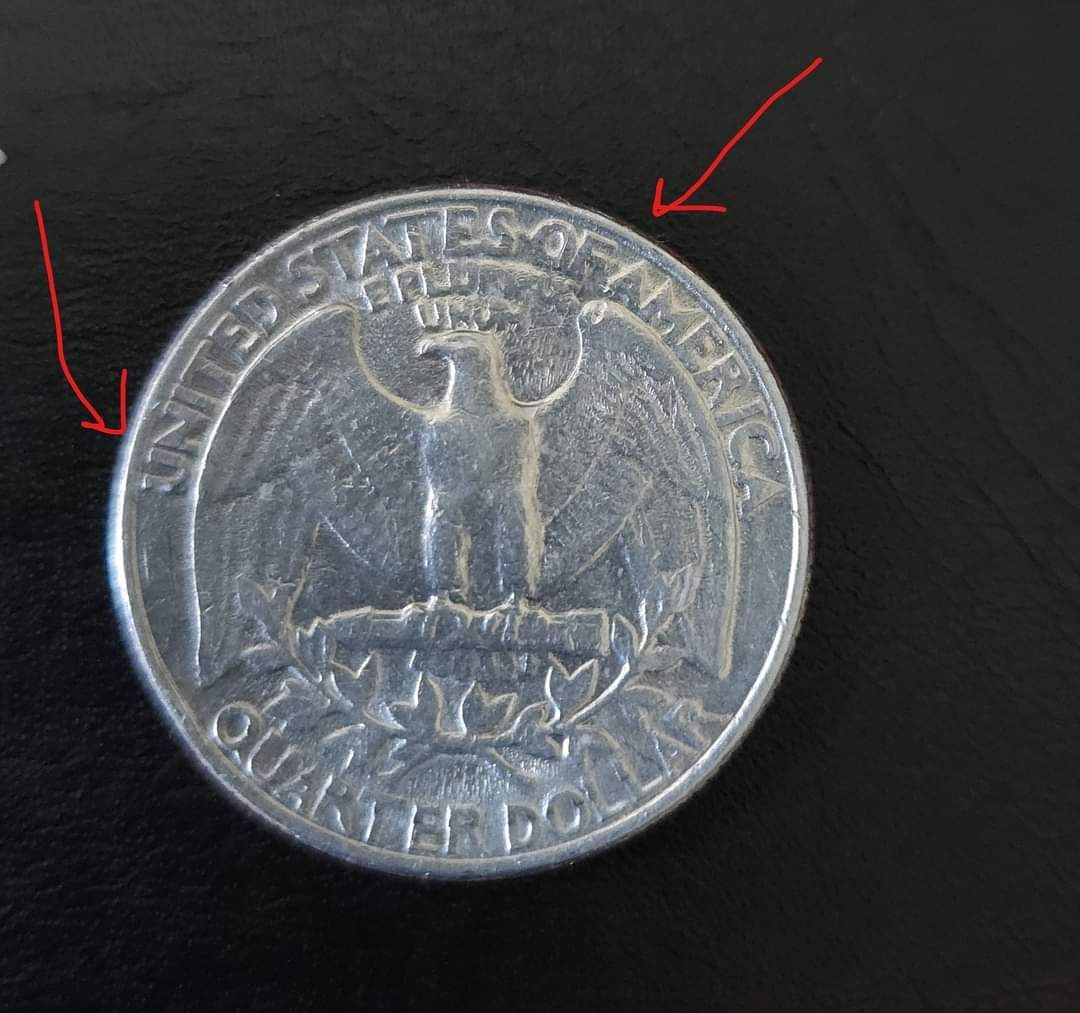 1982 quarter mint error or damage? - Newbie Coin Collecting Questions ...