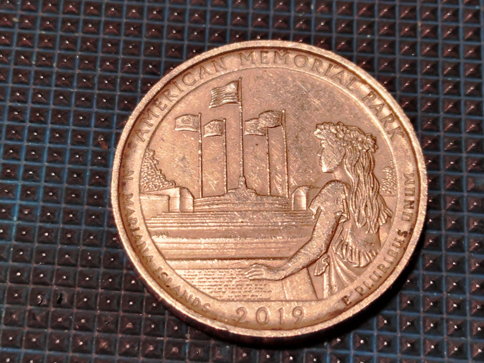 2019 Parks quarter stamped on a nickel - Newbie Coin Collecting ...