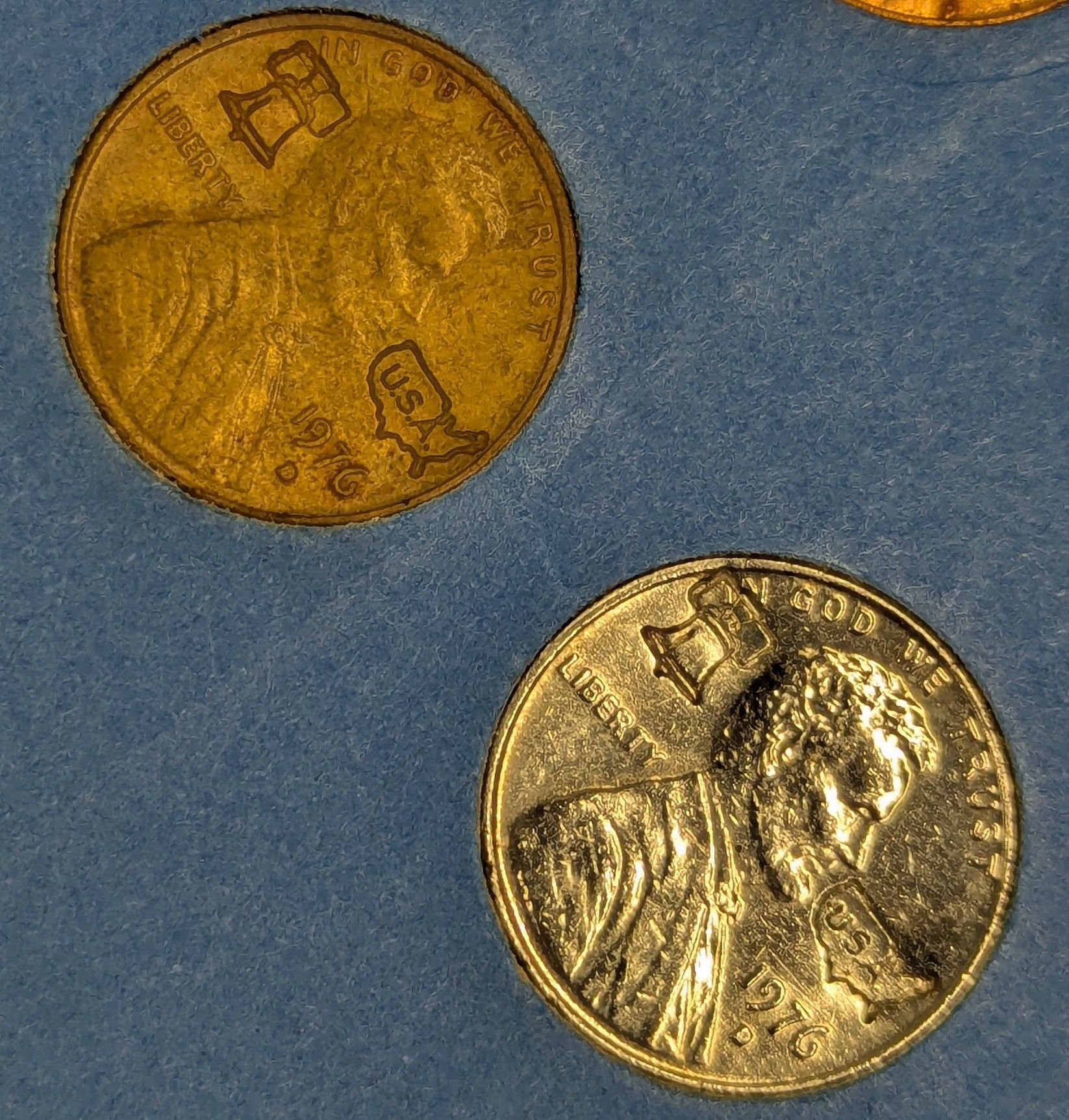 Counterstamped and plated cents - NOT ERRORS! - Newbie Coin Collecting ...