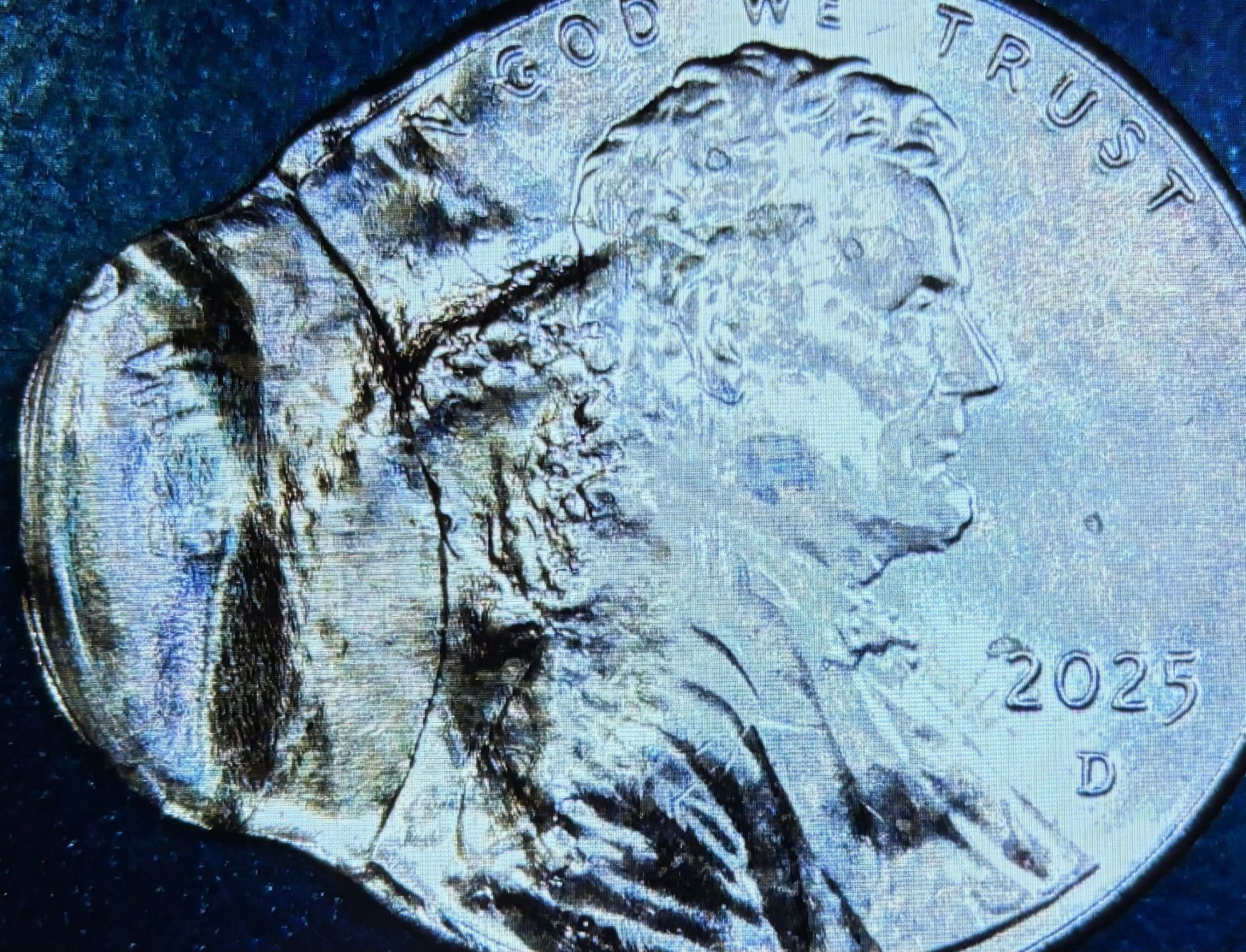 2025 Lincoln penny (damage, error, or fraud) - Newbie Coin Collecting ...