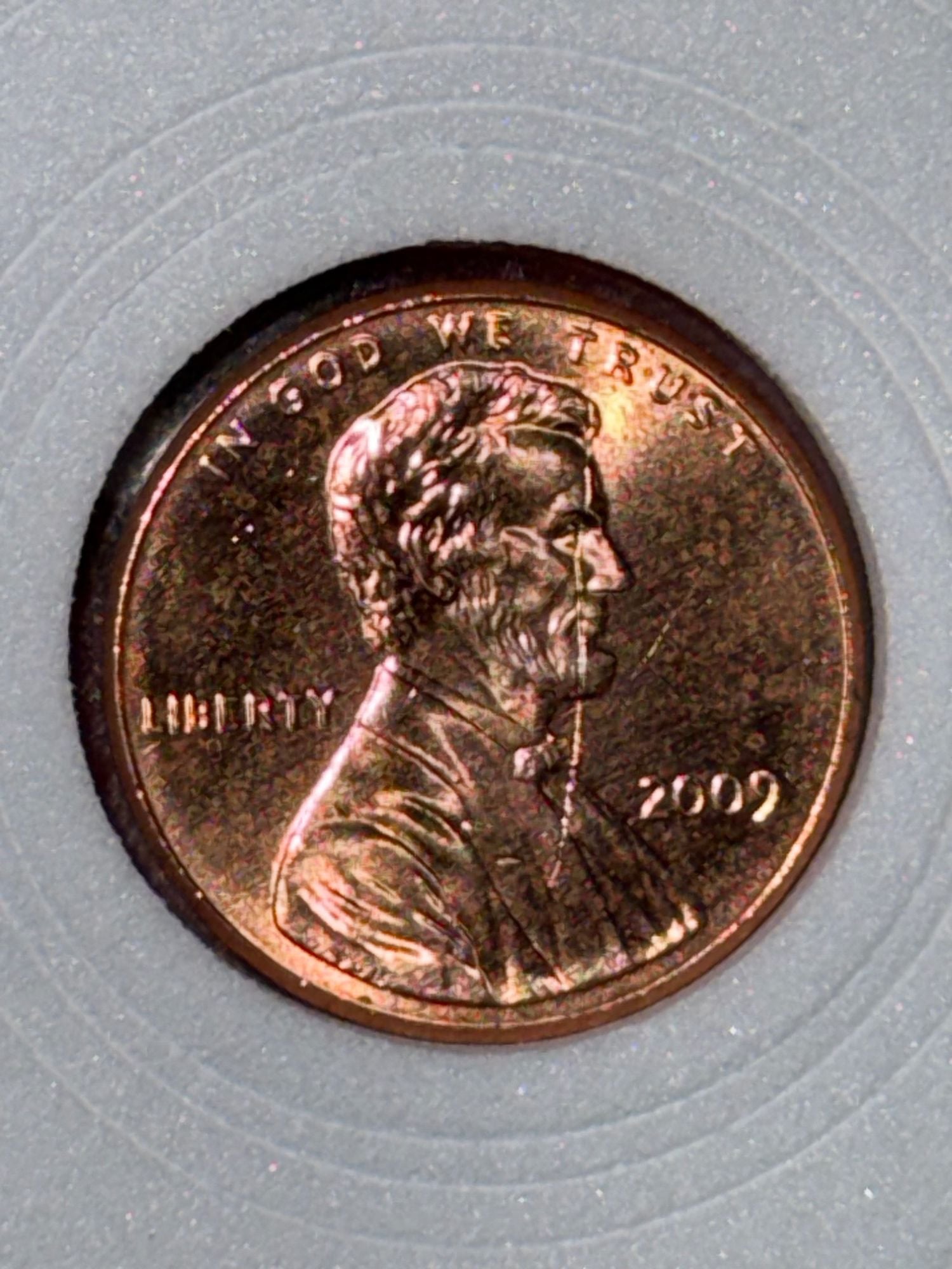 Die Error Clash Strike Through Crack or Scratch 2009 penny? - Newbie ...