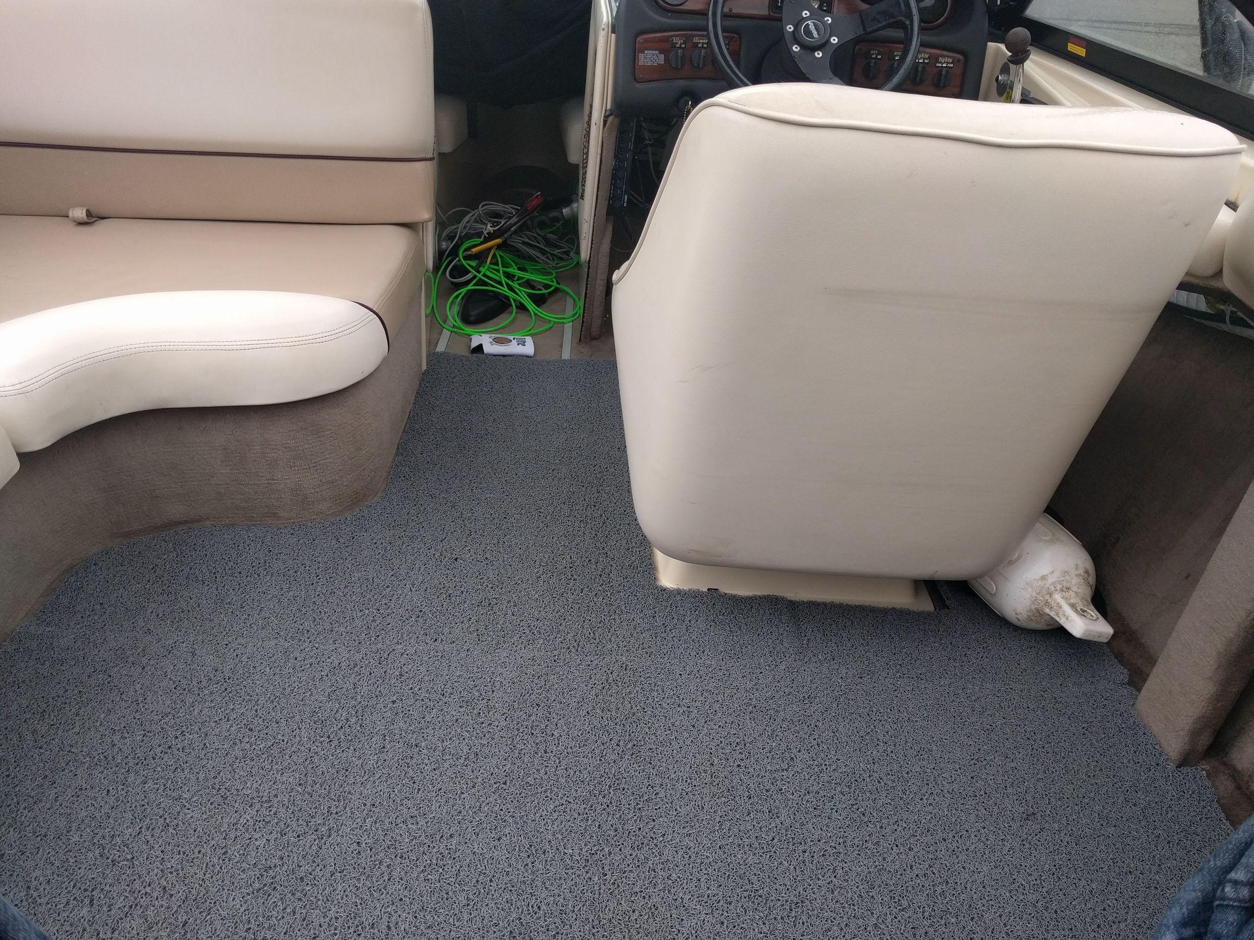 Poor Man's "Deckadence" - Flooring Upgrade Projects - Wake Garage
