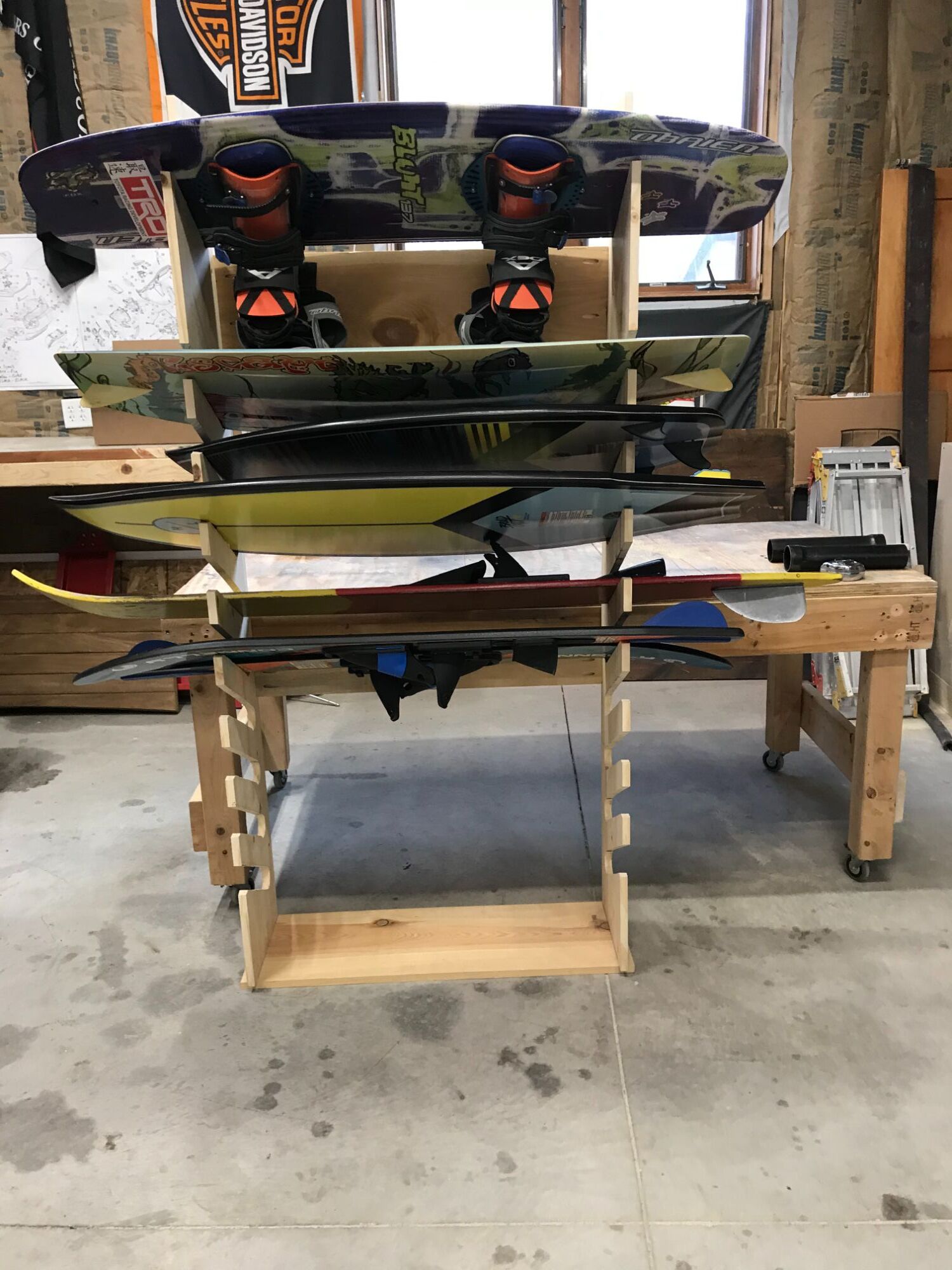 Board Storage - Miscellaneous Projects - Wake Garage