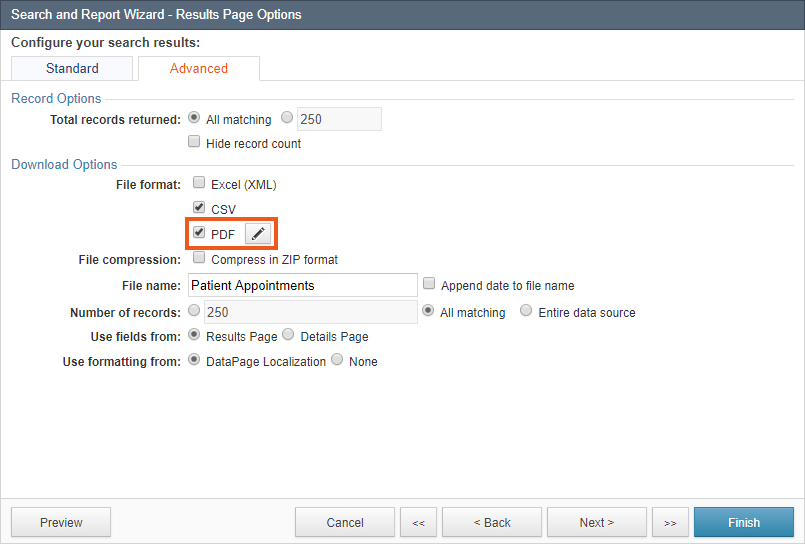 Standard PDF Feature - General Questions - Caspio Community Forums