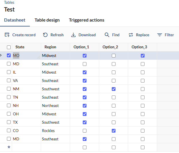 Search form -- Table filter issue - Segments, AppPages and DataParts ...
