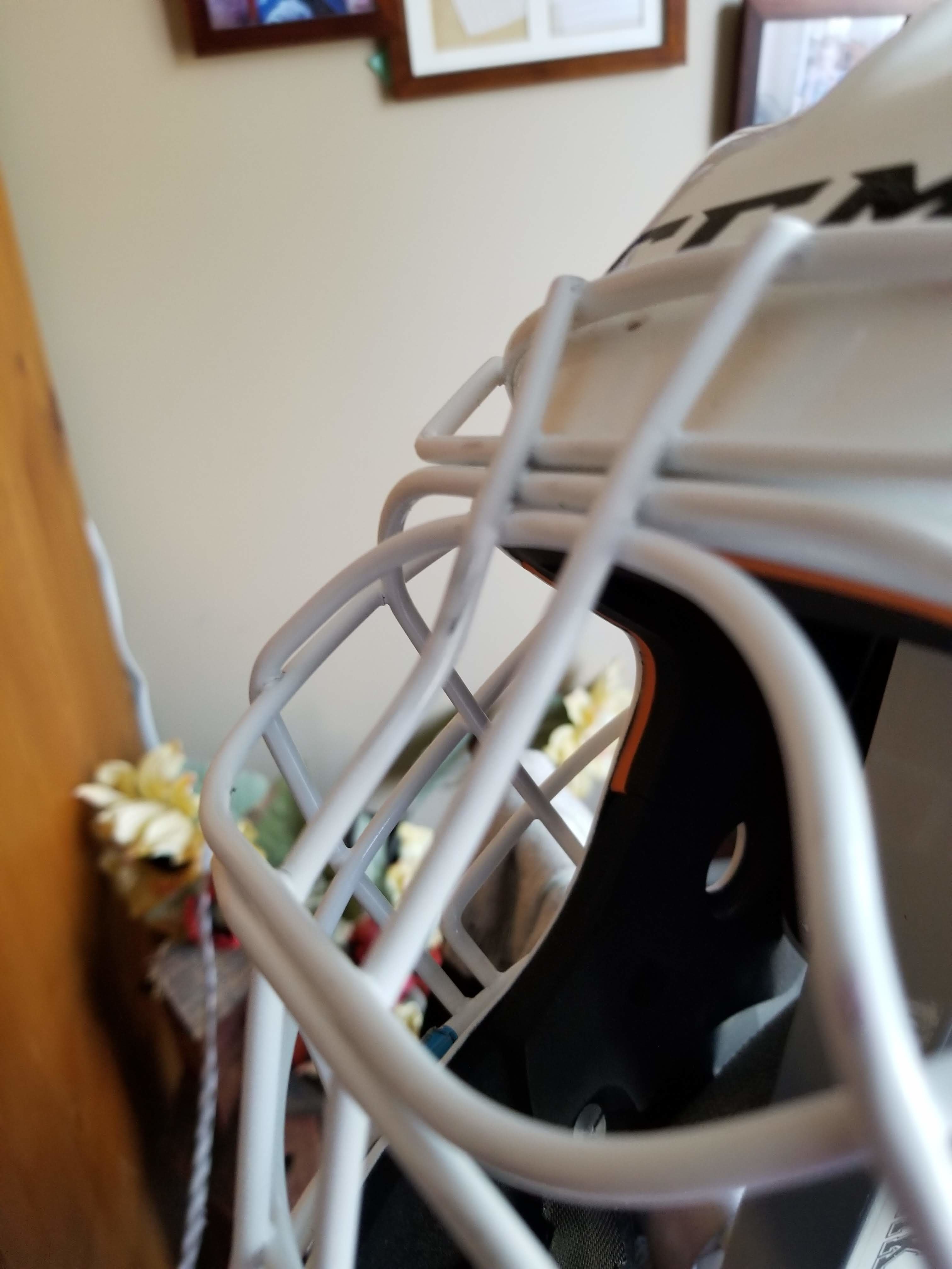 Damaged Cage - Masks + Cages + Neck Guards - THE GOAL[ie] NET[work]