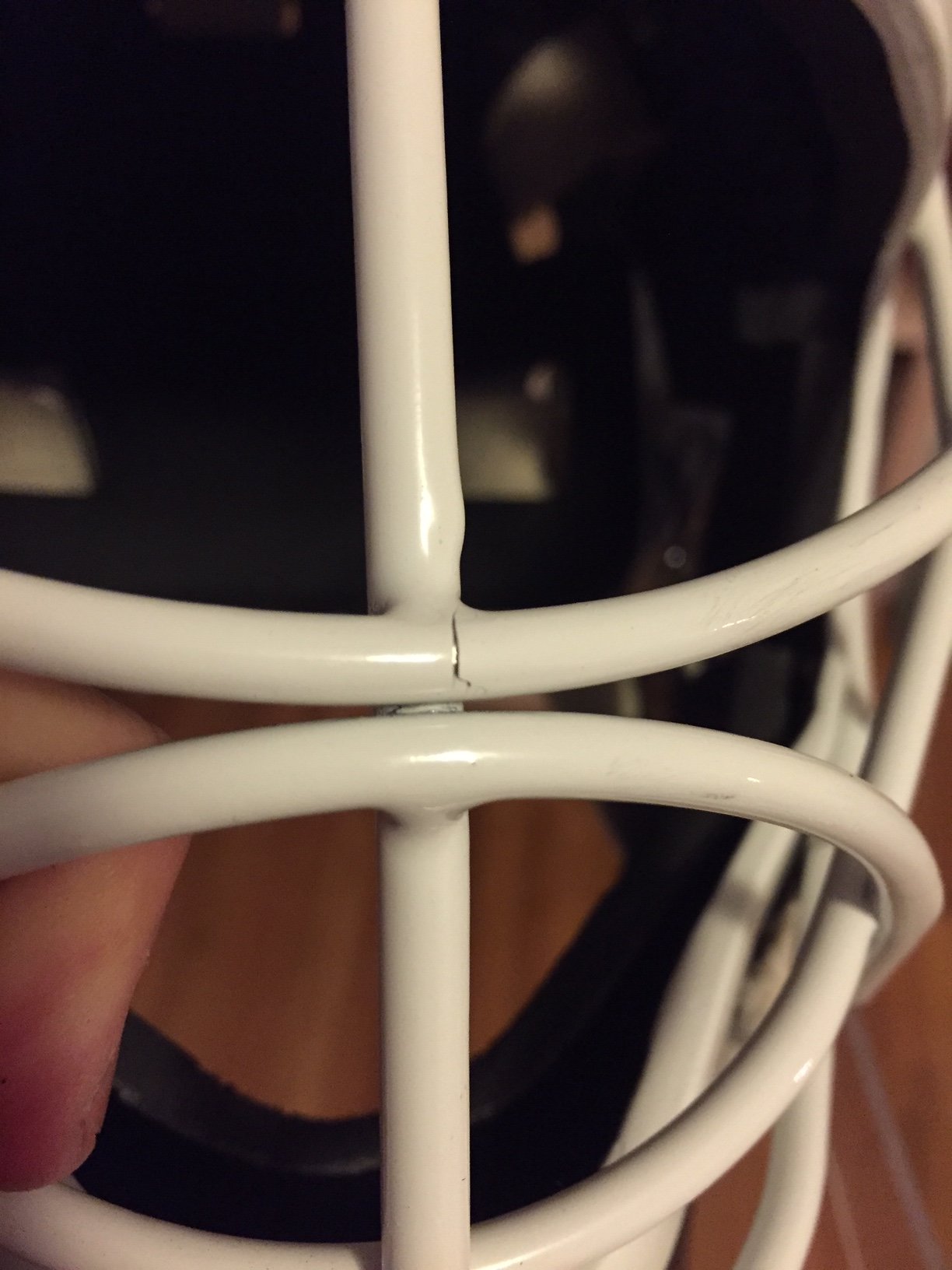 Cracked/Bent Cage — Please Assess - Masks + Cages + Neck Guards - THE ...