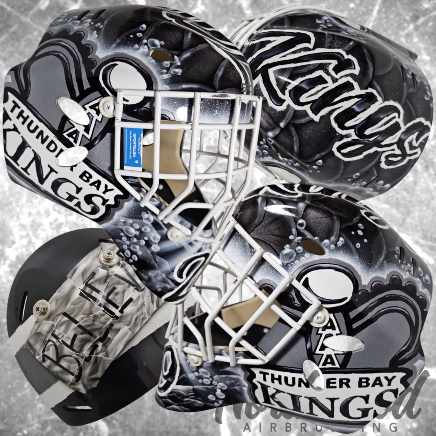 King of the lake - Masks + Cages + Neck Guards - THE GOAL[ie] NET[work]