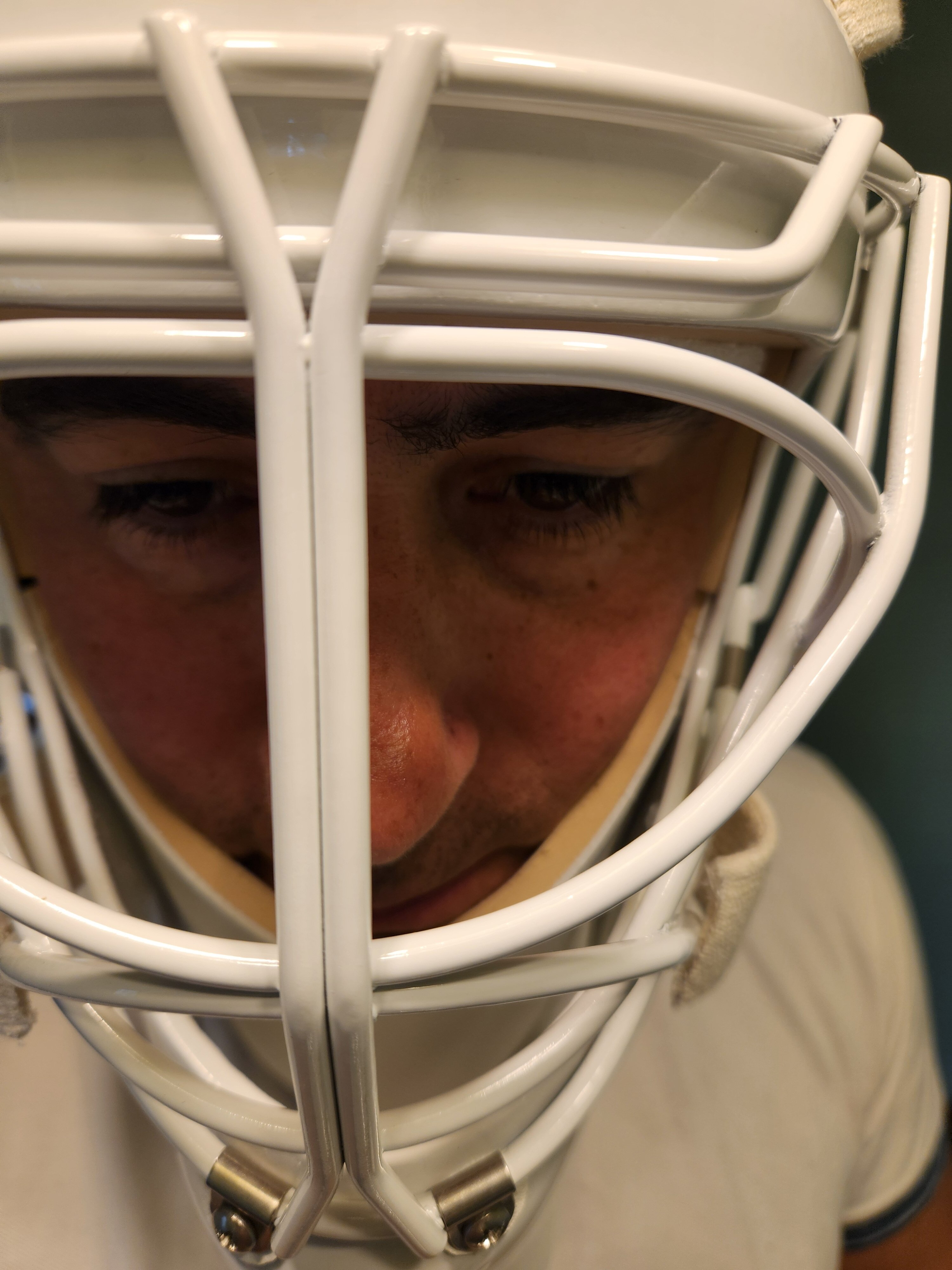How do you wear your chin sling? - Masks + Cages + Neck Guards - THE ...