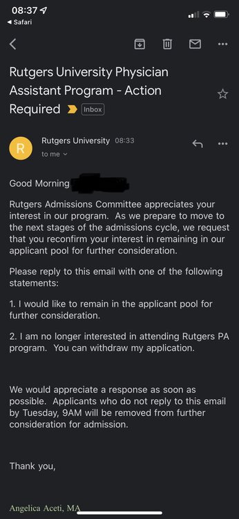 2022-2023 Application cycle - Rutgers University - Physician Assistant ...