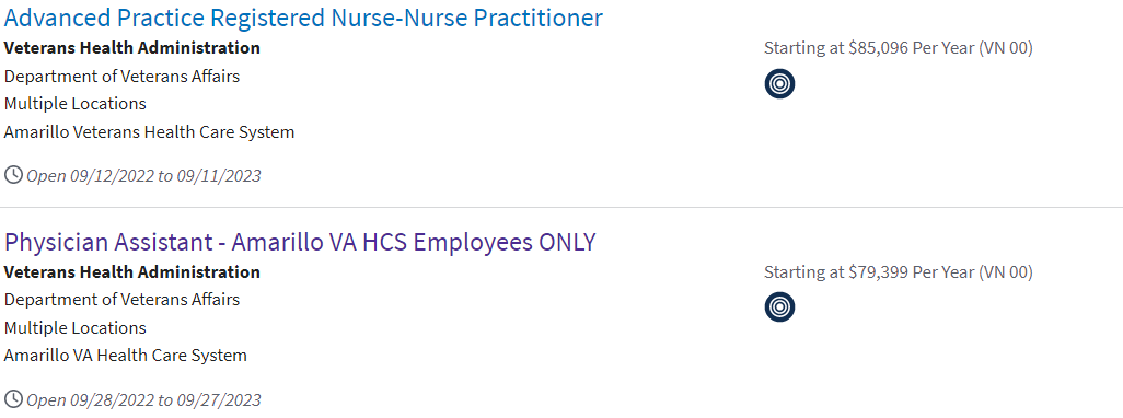 VA Positions - Professional PA General Discussion - Physician Assistant ...