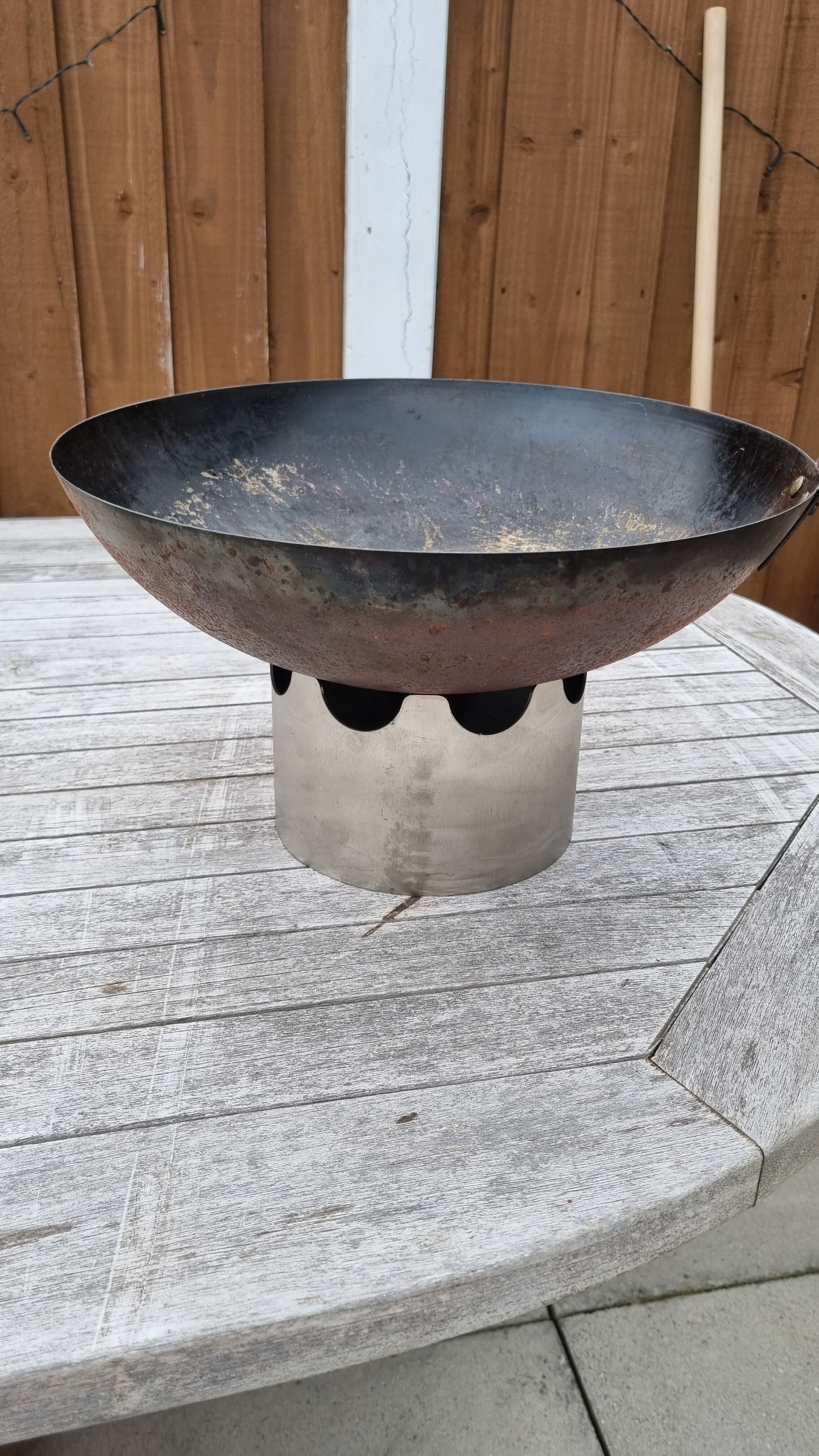 Stainless steel wok stands - Homemade Creations - BBQ'S and BBQ Shacks ...