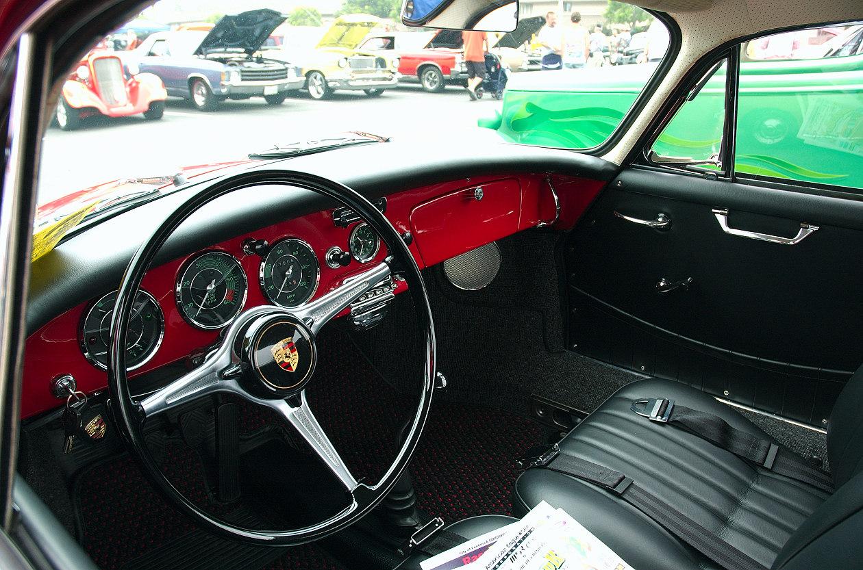 1964 Porsche 356C Super 90 - red - interior - Other Makes and Models ...