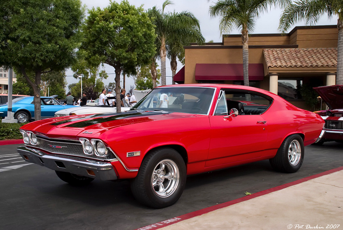 1968 Chevrolet Chevelle - red - fvl - General Motors Products - Antique ...