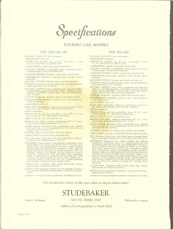 1922 Special Six paint question - Studebaker, Erskine & Rockne ...