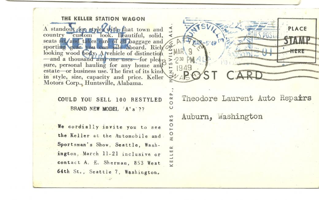 Keller Automobile...seen any? - General Discussion - Antique Automobile ...