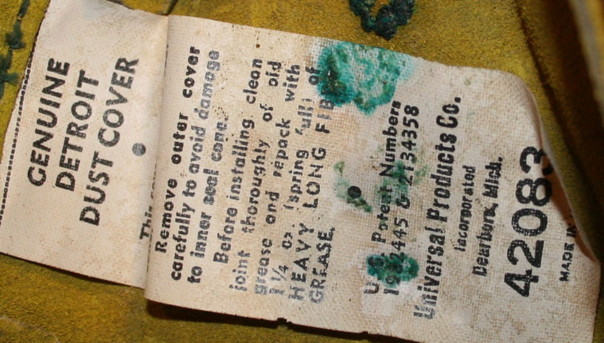 Detroit dust cover - What is it? - Antique Automobile Club of America ...