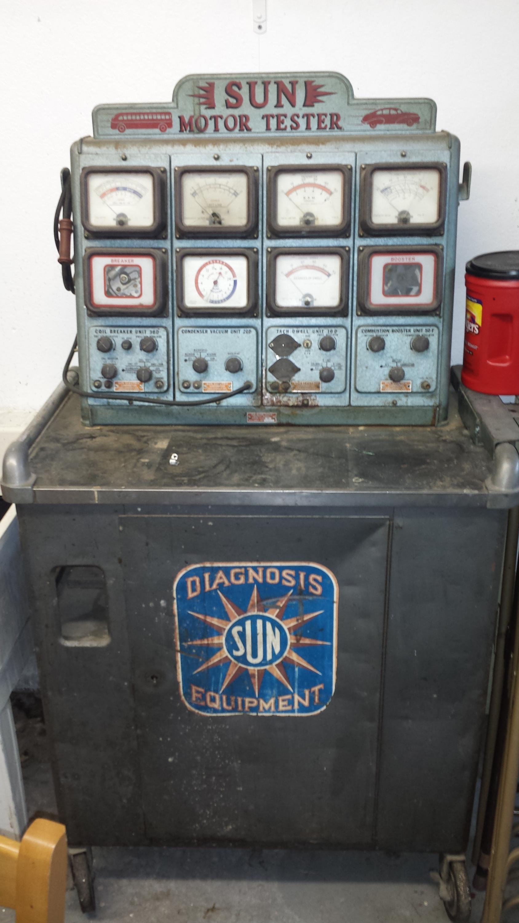 looking for info on Sun Motor tester - General Discussion - Antique ...