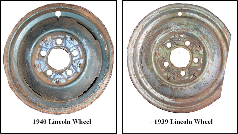 1939 and 1940 Lincoln Wheels - Lincoln & Zephyr - Antique Automobile ...