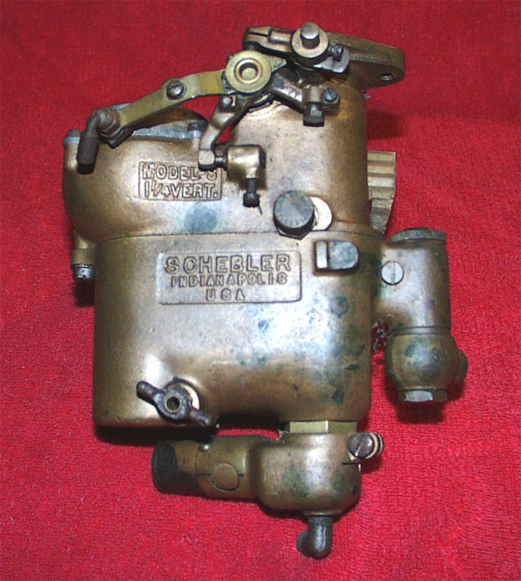 FS: 1920s SCHEBLER Model S Brass updraft Carburetor - Automobiles and ...