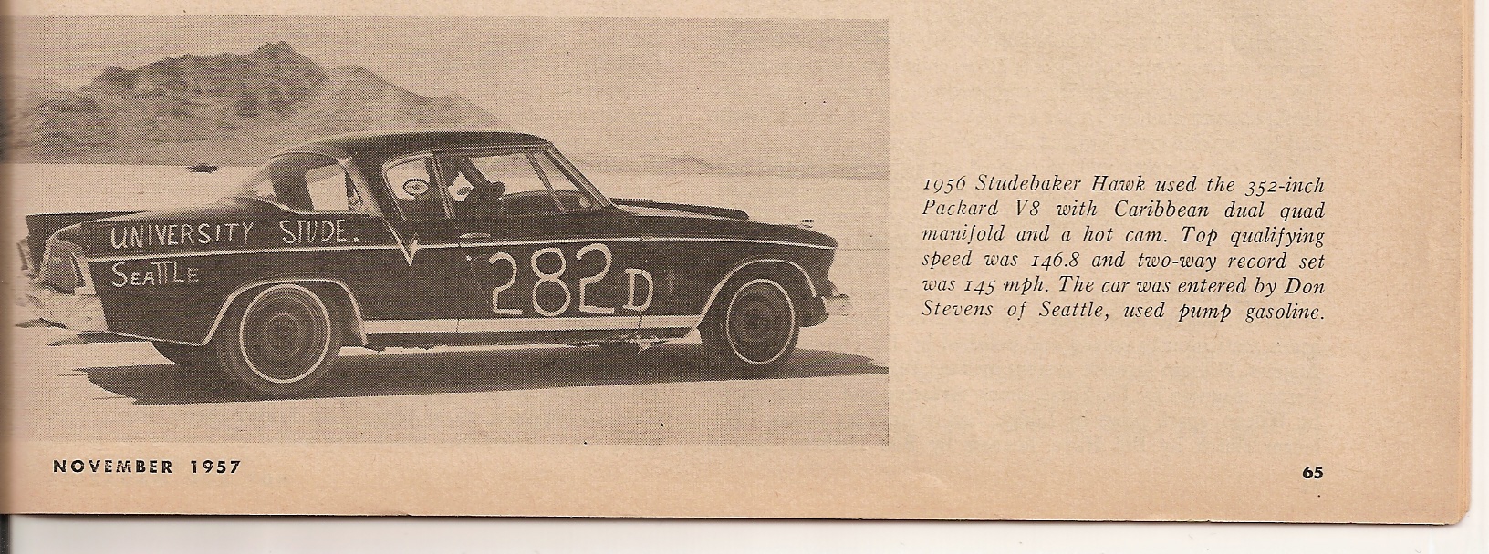 1955 Packard V8 racing in NASCAR - Packard - Antique Automobile Club of ...