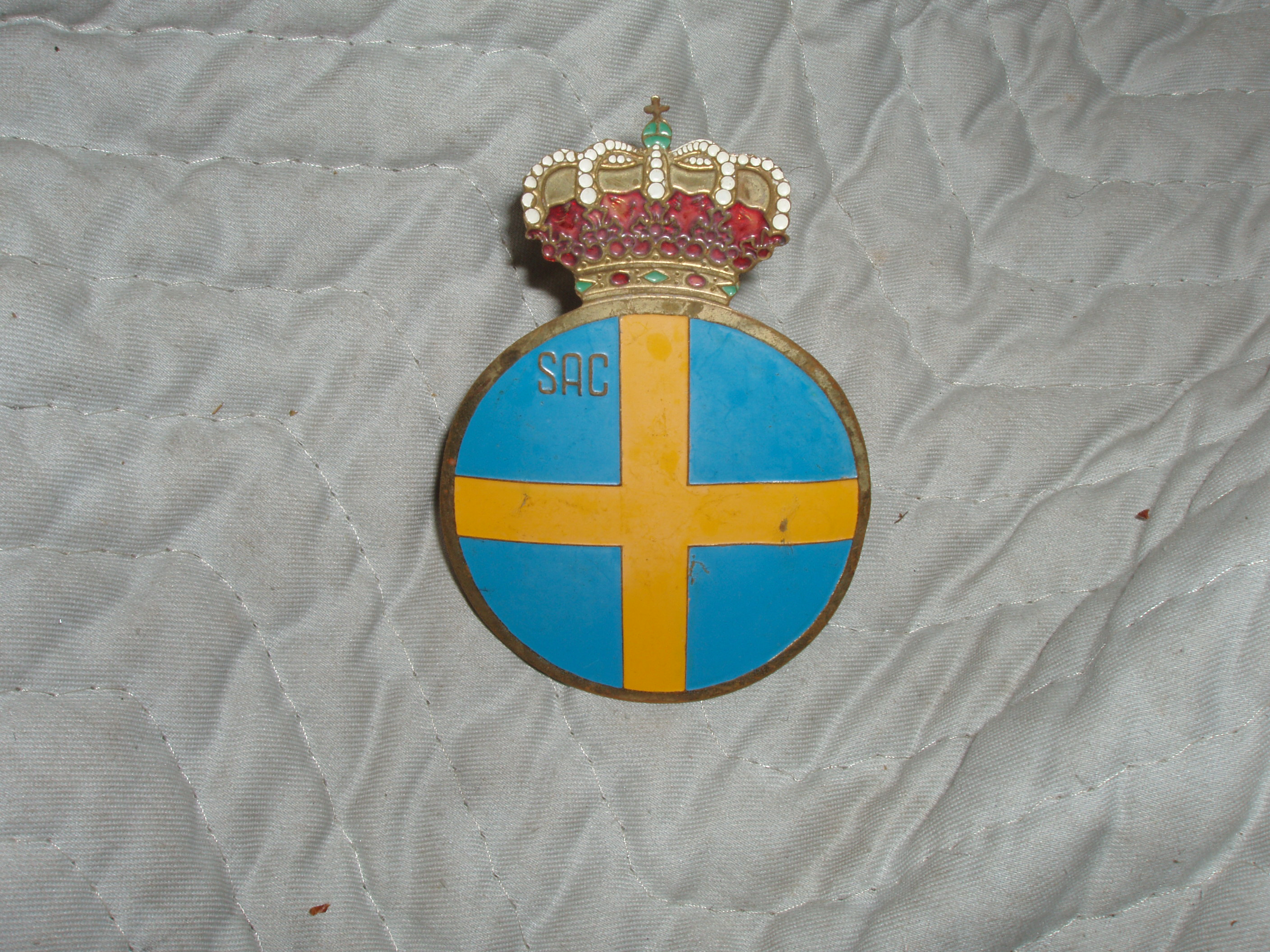 Can anyone ID this SAC Badge ? - What is it? - Antique Automobile Club ...