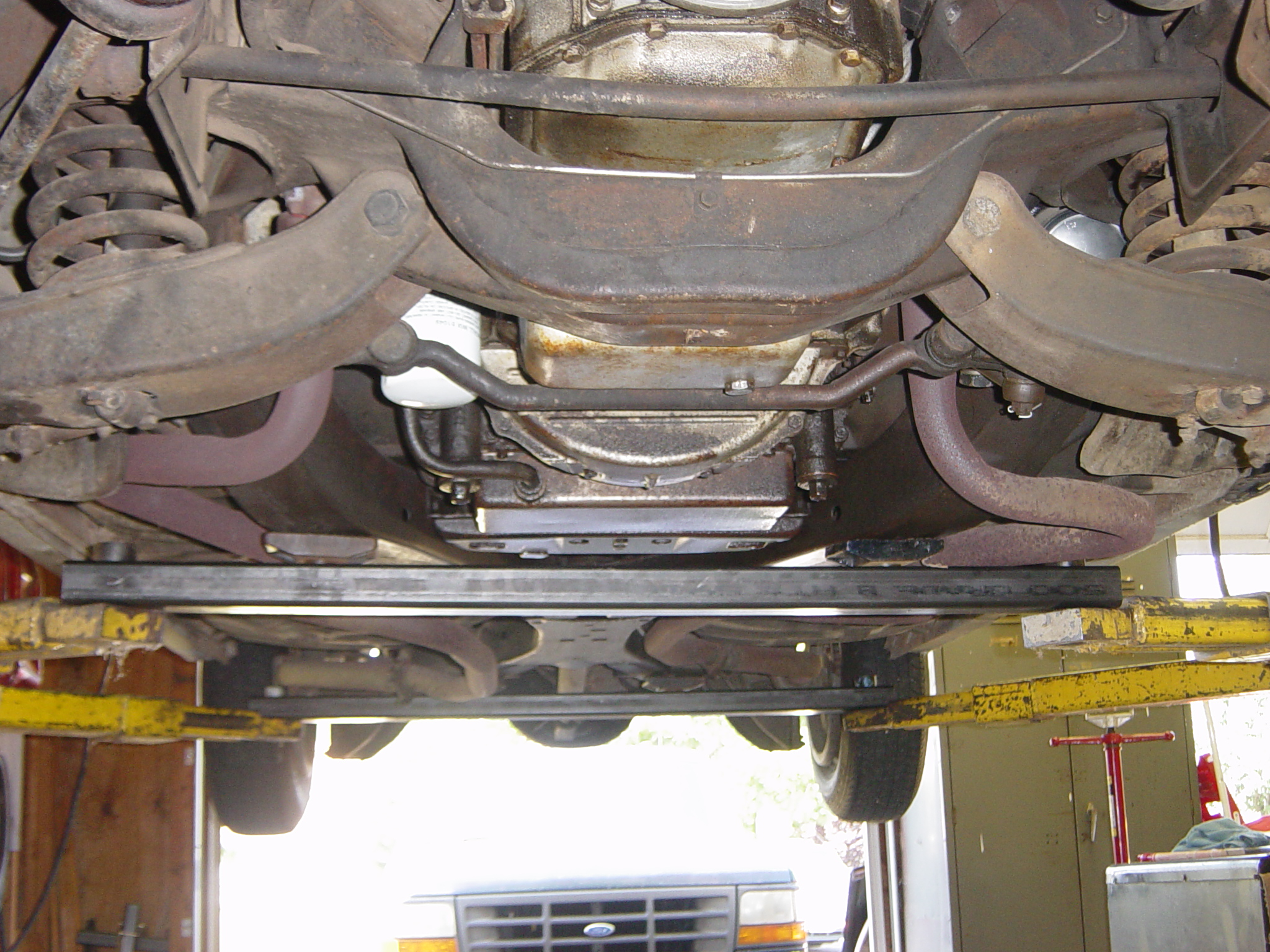 X Frame Riviera on a two post lift - Garages, Trailers, and Towing ...