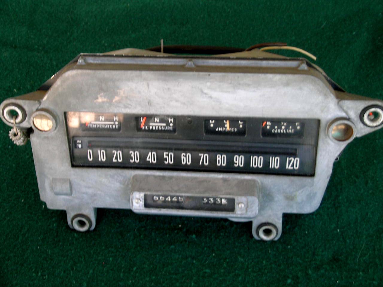 1958 BUICK SPEEDOMETER W/COMPLETE DASH GAUGE PANEL W/ GAUGES - Buick ...
