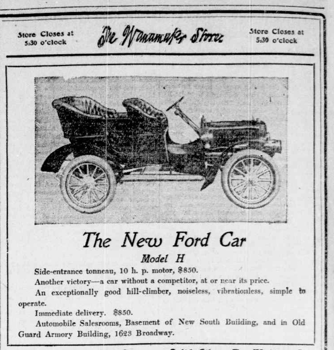 1904 Model H. - Ford Model T - Antique Automobile Club of America ...