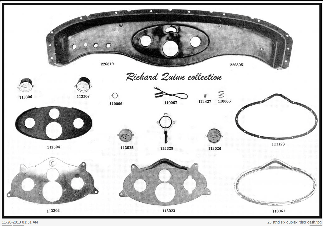 Need help locating photos of the original gauges in this 1925 ...