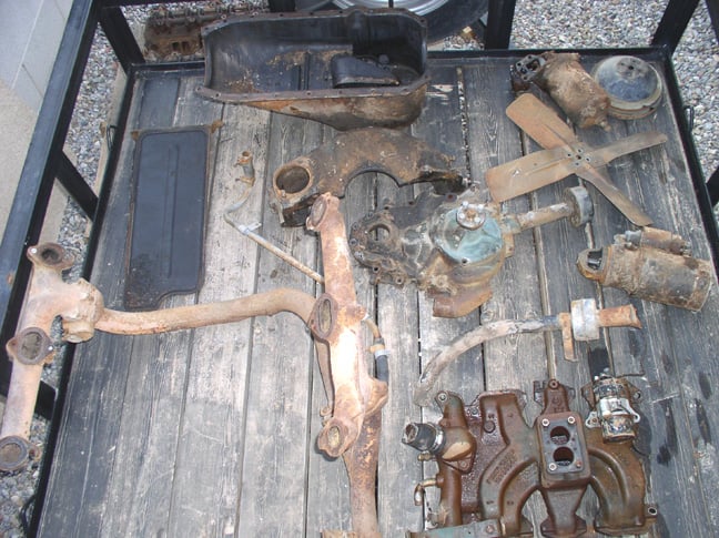 FS 1950 Olds 303 Rocket 88 Engine wTrans - Ready for Rebuild ...