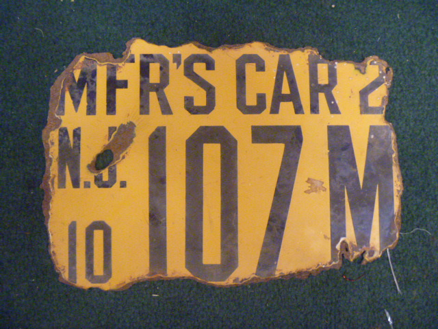 License plate - Mercer - Antique Automobile Club of America ...