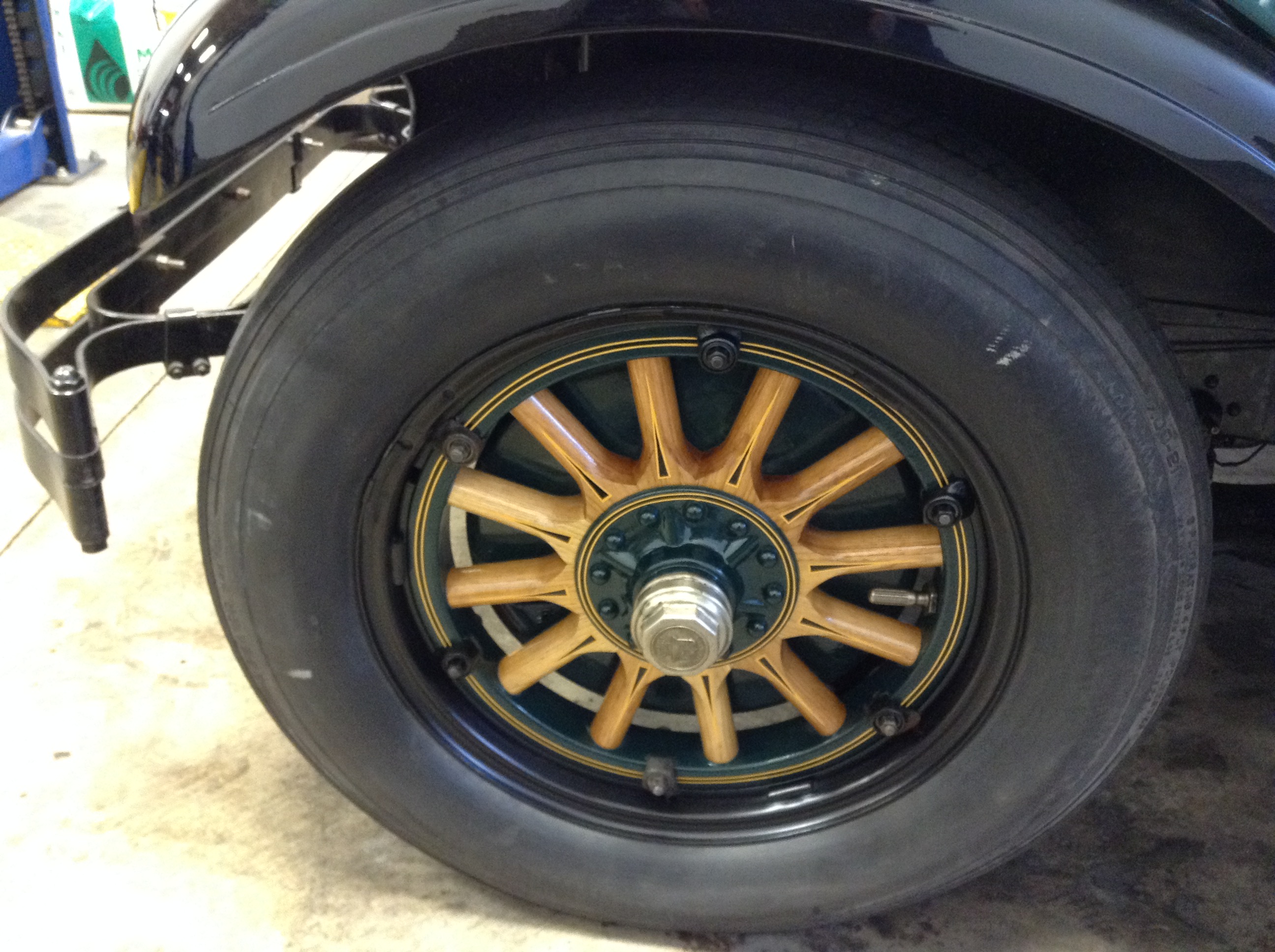 Wooden spoke wheels - Our Cars & Restoration Projects - Antique ...