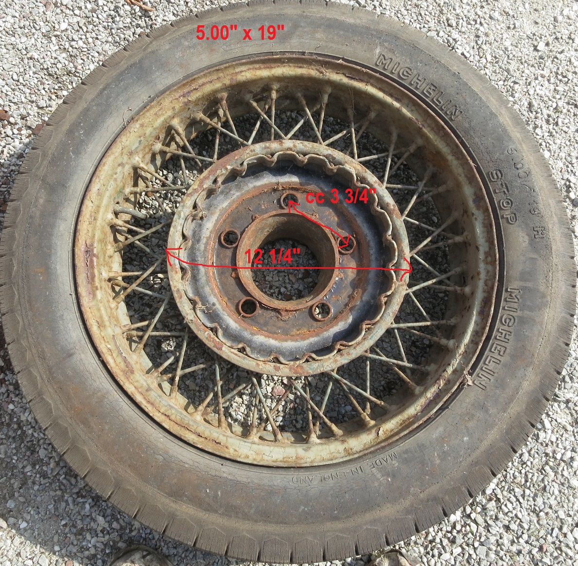1920-1930s 19" wire wheel what car does it fit on. - What is it ...