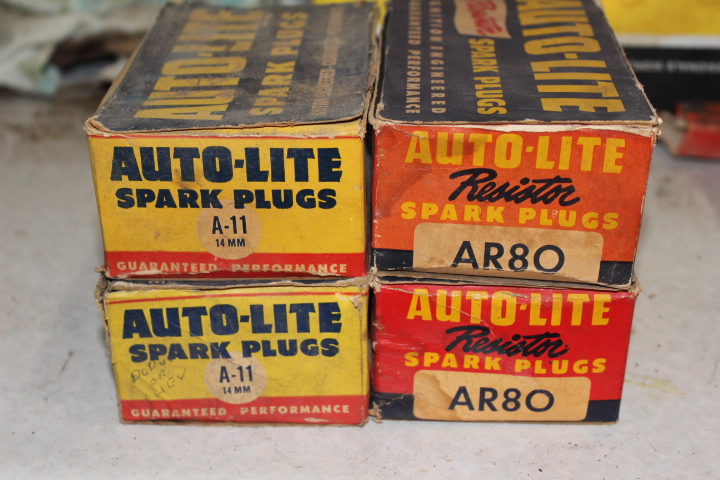 A huge selection of vintage Autolite spark plugs - Automobiles and ...