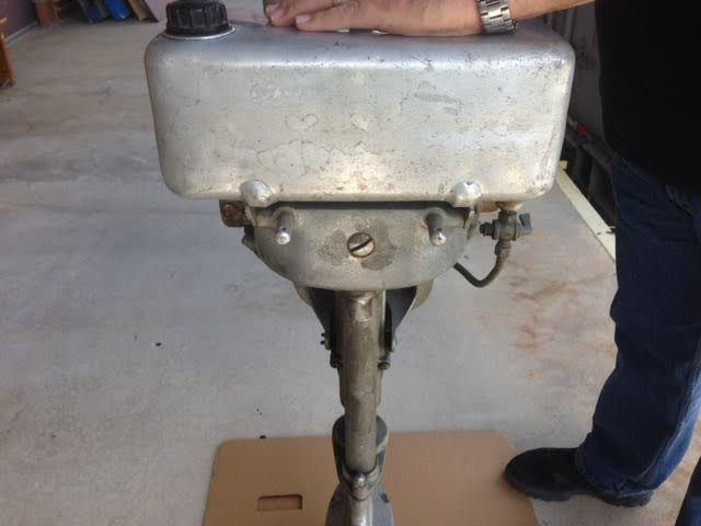 1935 Evinrude Elto Sportfour,4 cyl. 16 HP outboard for vintage wood ...