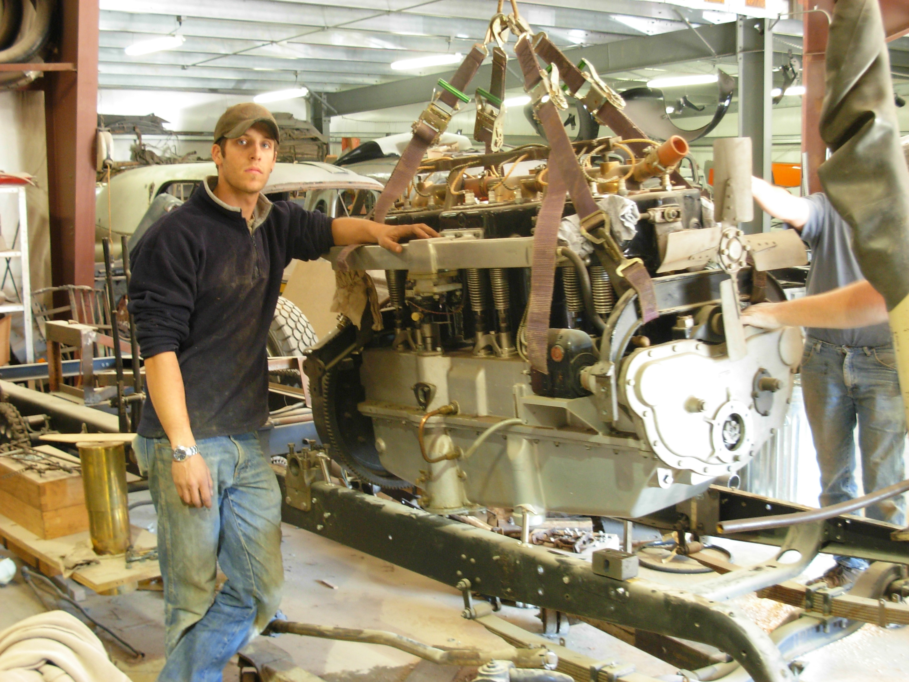 Lifting a very large (and rare) engine? - General Discussion - Antique ...