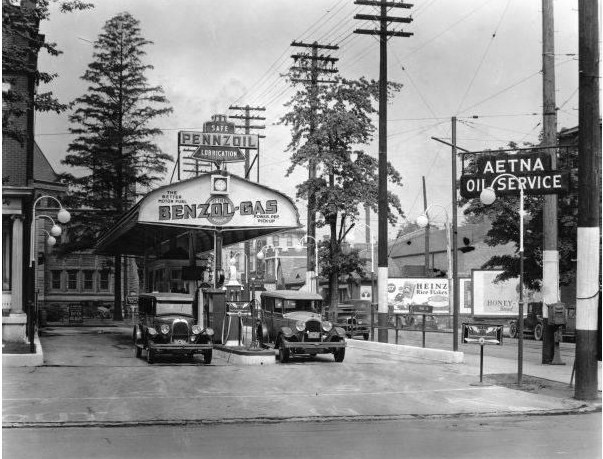 Pennzoil filling station - Period Photos - Pre WWII - Antique ...