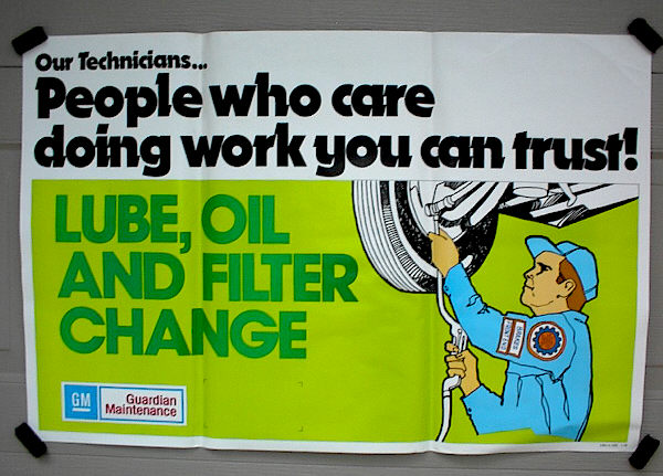 NOS Buick Service Dept. Paper Promo Posters. Very Colorful. - Buick ...