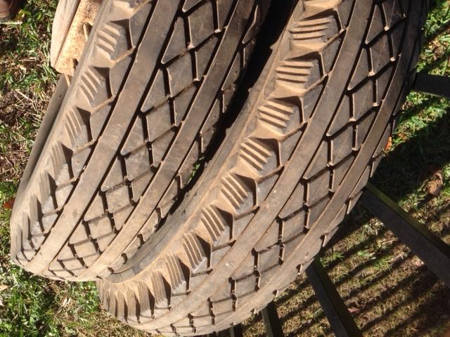 F/S pair of 1932 Chevy wheels and tires,nice originals! $300. See ...