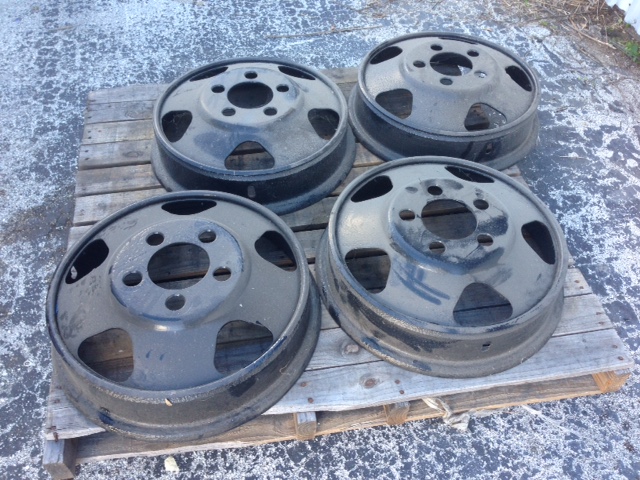 Ford Budd Model AA steel wheels 1930,1931. Set of 4 restored. Only $500 ...