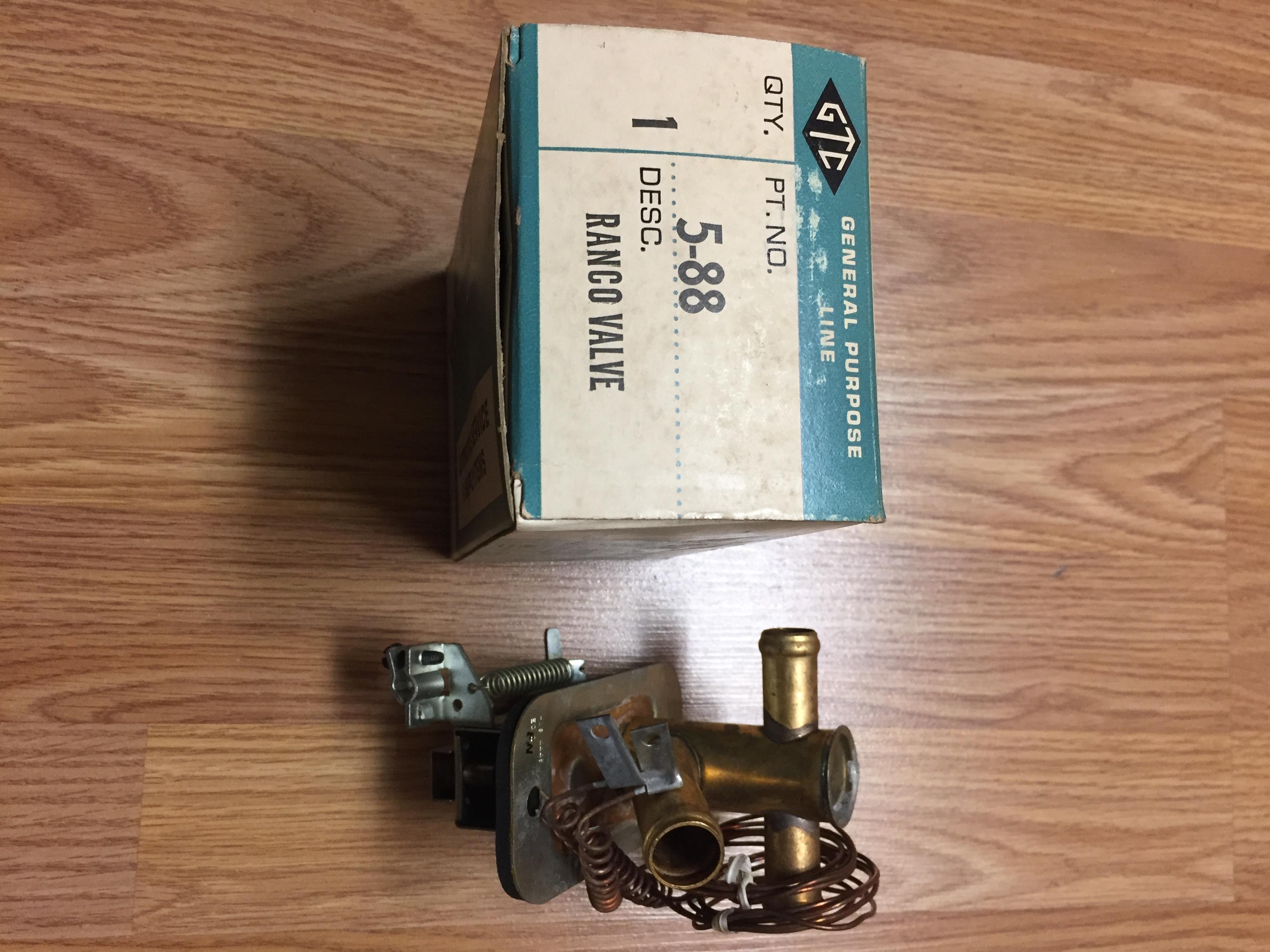 Acquired Ranco valves - Technical - Antique Automobile Club of America ...