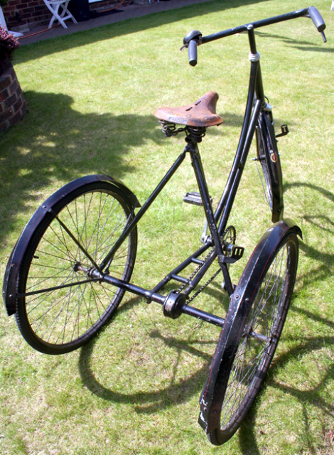 WNTD Circa 1900 adult tricycle or 4 wheeled cycle. Leads? - HCCA ...