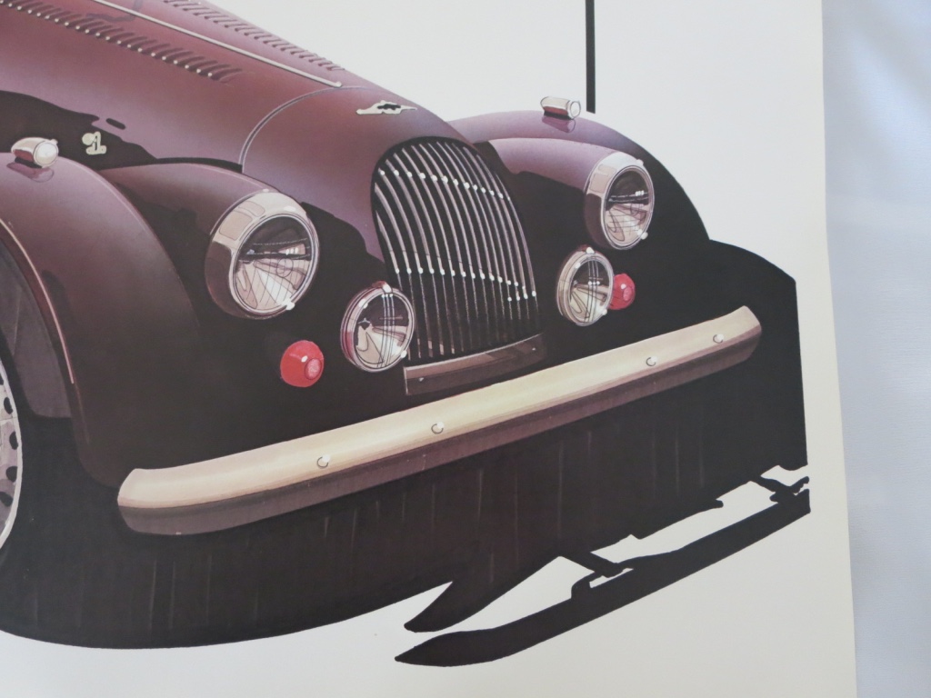 Vintage Morgan Car Poster - Memorabilia, Toys, Art, Signs, Clothing and ...