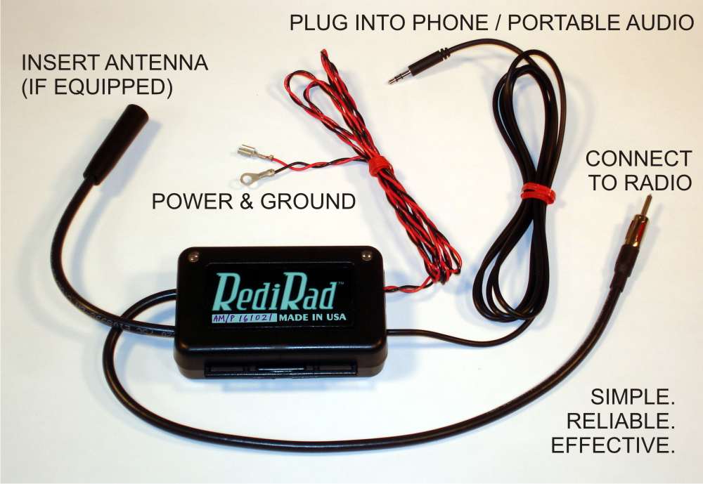 American-made RediRad AUX-IN adapter - Parts For Sale - Antique ...